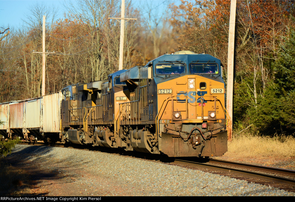 CSX 5212 K534 Bauxite Empties